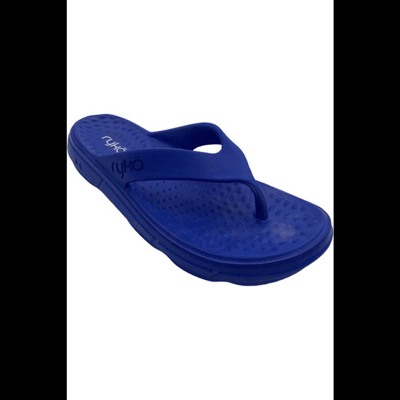 Ryka | Shoes | Ryka Ultimate Recovery Molded Thong Sandals Rest Ez ...